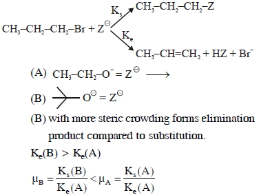 For the following reactions mathrm{CH}_{3} mathrm{CH}_{2} mathrm{CH}_{2 ...